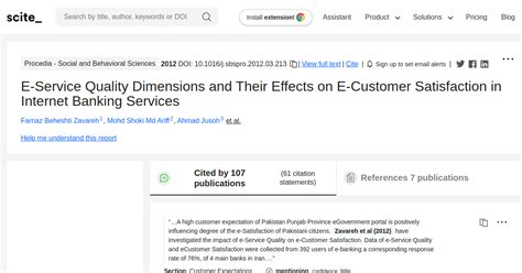E Service Quality Dimensions And Their Effects On E Customer