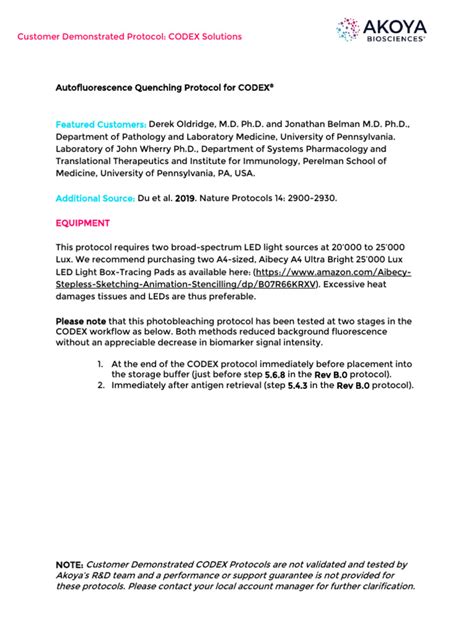 Quenching Autofluorescence Pdf Medical Specialties Clinical Medicine