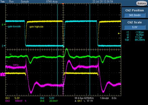 Tms320f28388d Current Overshoot On Mosfet Switch In Motor Phase Using Drv8323rs C2000