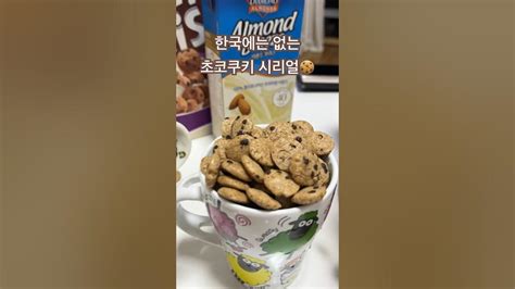 그냥 먹어도 맛있는 초코칩 쿠키 시리얼🍪🥣 살 쭉쭉 찌는 맛😱 Youtube