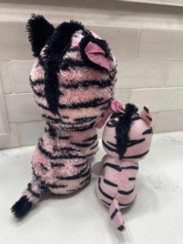 Ty Beanie Boos Zoey The Zebra 6 Plush And Zoey Keychain Lot Of 2 4591927446