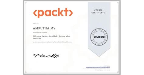 Im Happy To Share That Ive Obtained A New Certification Offensive