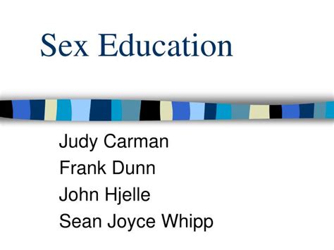 PPT Sex Education PowerPoint Presentation Free Download ID