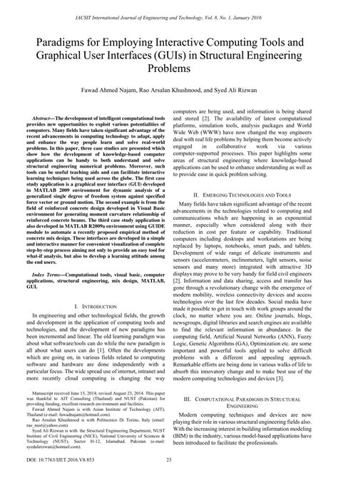 Pdf Paradigms For Employing Interactive Computing Tools And Graphics User Interfaces Guis In