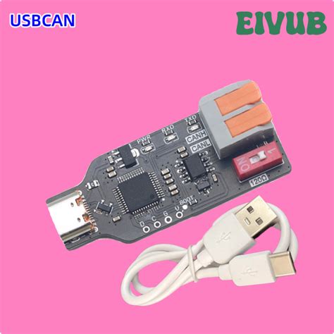 Eivub Usbcan Usb To Can Converter Canable Transceiver Debugger Protocol Analyzer Socketcan