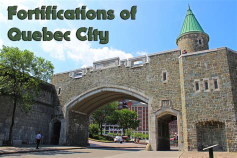 Quebec City Fortification Wall The Historic Ramparts Of Quebec City