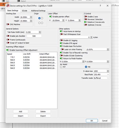 Calibrate Camera Alignment Burn Wont Complete Xtool Lightburn Software Forum