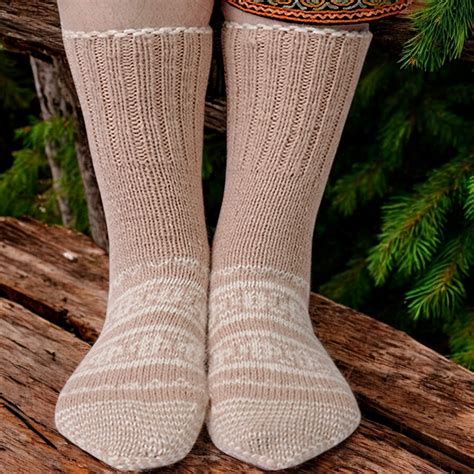 Eco Friendly Angora Wool Socks Hand Knitted In The Himalayas