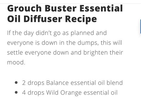 Grouchy Buster Diffuser Blend