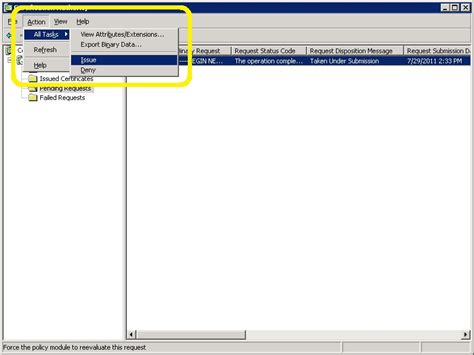 Geeky Bob Iis 6 Setting Up Ssl Appendix C Processing A Certificate Request Using Windows