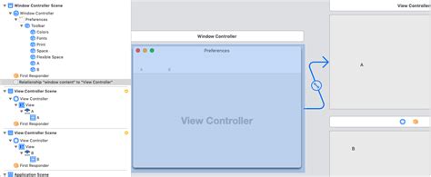 Swift How To Show A Second View On A Window Controller With Toolbar