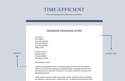 Interview Extension Letter In Word PDF Google Docs Download Template Net