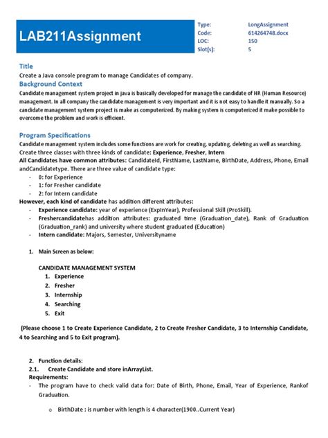 lab211assignment title background context pdf inheritance object