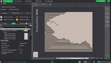 can t assign colors using height range modifier bambu firmware