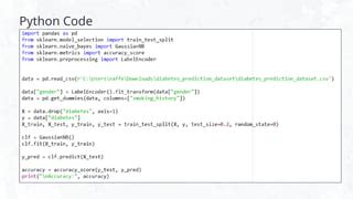 Classification Using Naive Bayes Algorithm PPT