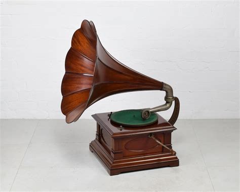 Dulcephone Horn Gramophone C 1910 Wooden Horn Large Magnificent