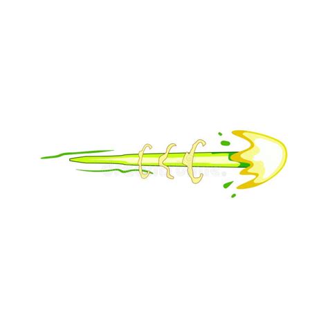 Power Laser Gun Beam Cartoon Vector Illustration Stock Illustration Illustration Of Range
