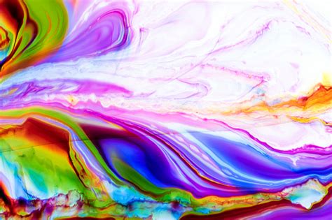 수채화 및 아크릴 추상입니다 화려한 배경입니다 믹스 밝아진 및 색상의 그림 파란색 빨간색 녹색 노란색 갈색 흰색 배경 0명에