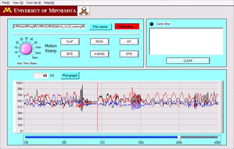 Data Acquisition Platform User Interface That Receives Sensor Data