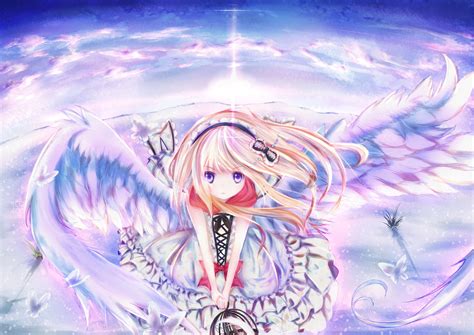 Anime Light Angel Wallpaper