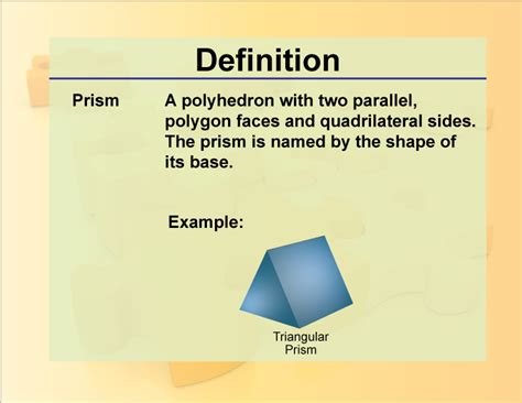 Definition Geometry Basics Prism Media4math