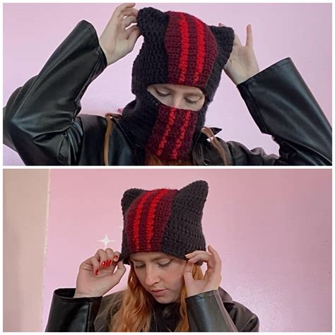 Twenty One Pilots Inspired Clancy Hat Crochet Cat Beanie Handmade