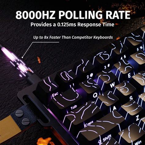 Attack Shark X68 He 8000hz Rapid Trigger Keyboard 0 01mm Rt Accuracy Wired Gaming Keyboard With