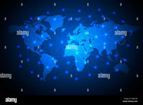 Global Network Connection Background Vector Illustration Eps File Stock Vector Image And Art