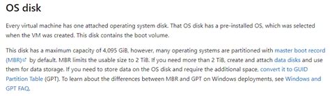 Azure Linux Vm Max Os Disk Size Microsoft Qanda