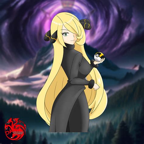 Pokemon Champion Cynthia Sticker Industrial Illusions