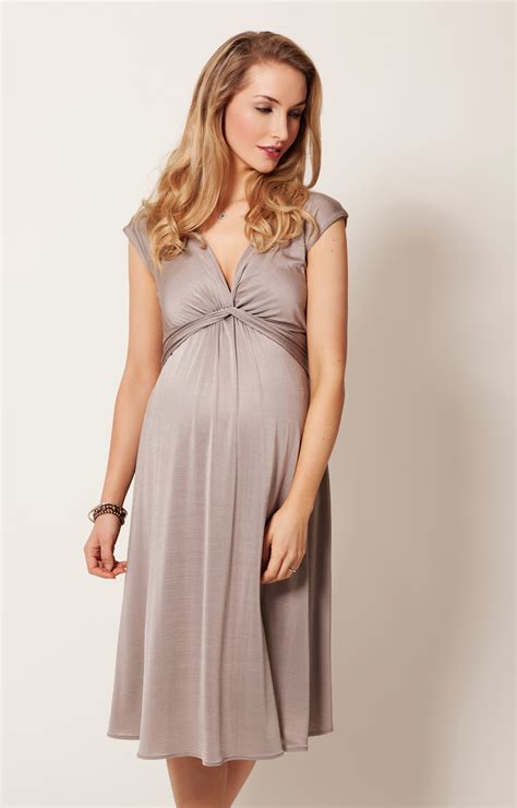 Clara Maternity Dress Short Mocha Maternity Wedding Dresses Evening