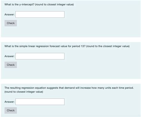 Solved What Is The Simple Linear Regression Forecast Value