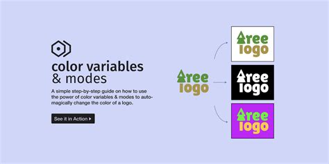 Color Variables And Modes Logo Example Figma Community