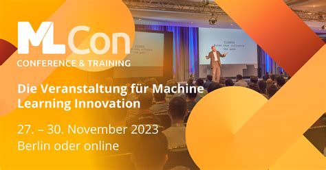 ML CON Machine Learning Innovation Event