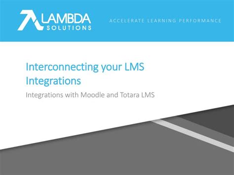 Lambda Solutions Interconnecting Your Integrations Pptx