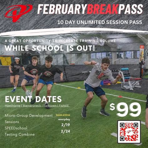 Specialty Break Pass Spring Break Pass From Velocity Sports Performance