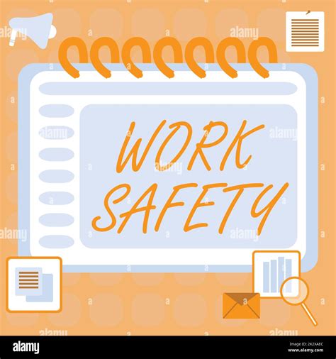 Writing Displaying Text Work Safety Internet Concept Policies And
