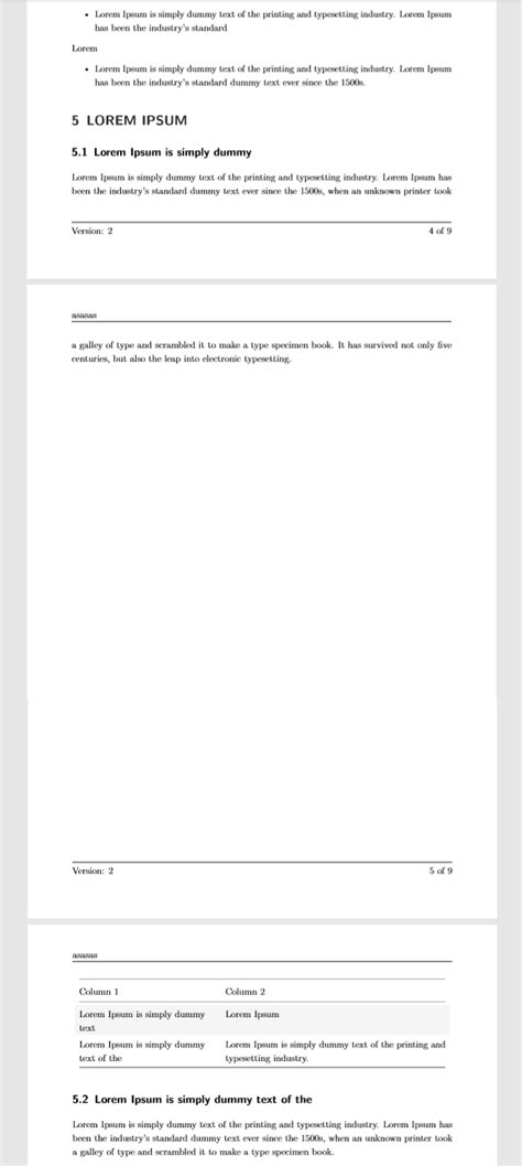 Longtable Tables Converted From Markdown To Pdf Via Pandoc Puts An