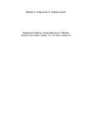 Módulo Asignación Trabajo escrito pdf Módulo Asignación Trabajo escrito