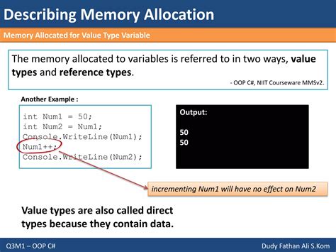 object oriented programming value types and reference types ppt