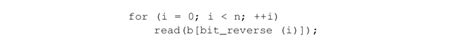fft bit reverse access pattern download scientific diagram