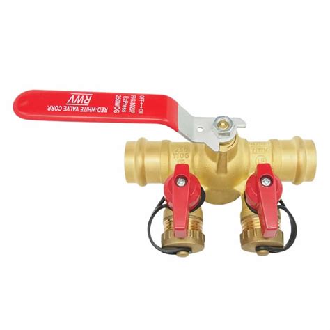 8020p Dzr Brass Purge And Fill Valve Red White Valve Corp