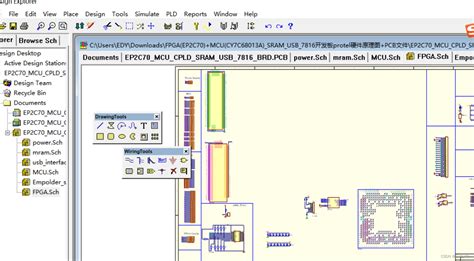 Fpgaep2c70mcucy7c68013asramusb7816开发板protel硬件原理图pcb68013a开发 Csdn博客