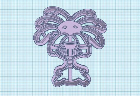 Stl File Pokemon Lileep Cookie Cutters・3d Printable Model To Download・cults