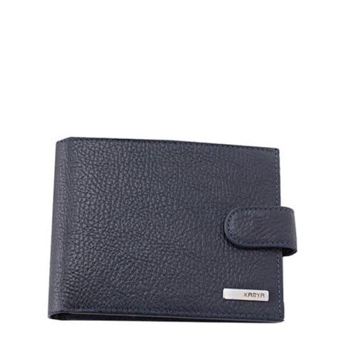 Портмоне чоловіче Karya шкіряне синього кольору 0499 44 від продавця