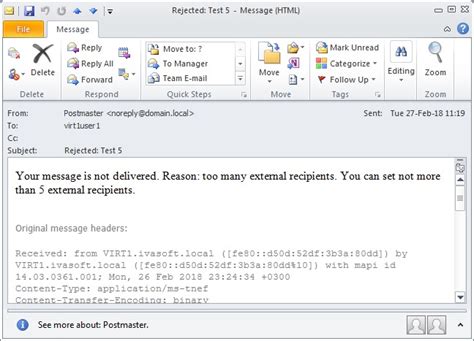 Ivasoft Restrictextrecips Application Allows Users To Restrict Max