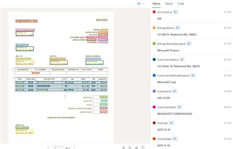 Document Intelligence Invoice Model Using Neuroparser