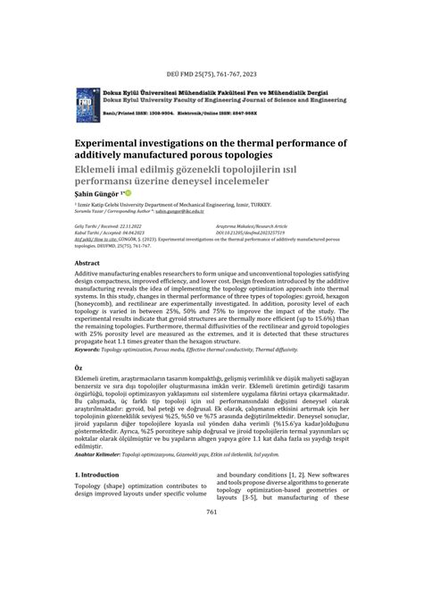 Pdf Experimental Investigations On The Thermal Performance Of Additively Manufactured Porous