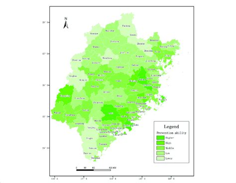 Spatial Distribution Pattern Of The Disaster Prevention And Mitigation Download Scientific