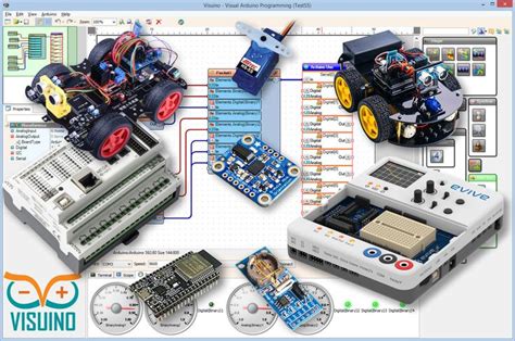 Program Arduino Boards Visually Fast And Easy With Visuino Visuino Arduino Arduino Projects